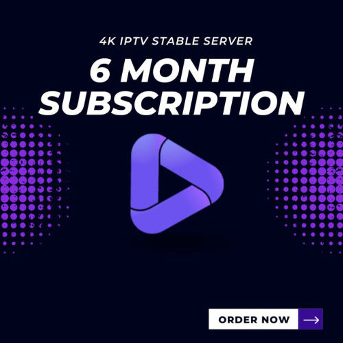 IPTV Subscription 6 Months – Premium 4K - gold-iptvbox